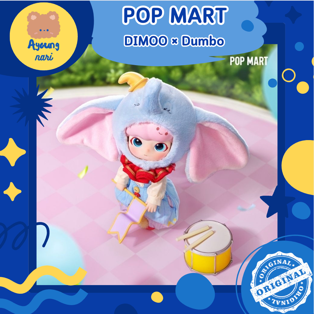 DIMOO × Dumbo Action Figure Original 1 Popmart Dimou | Shopee Malaysia
