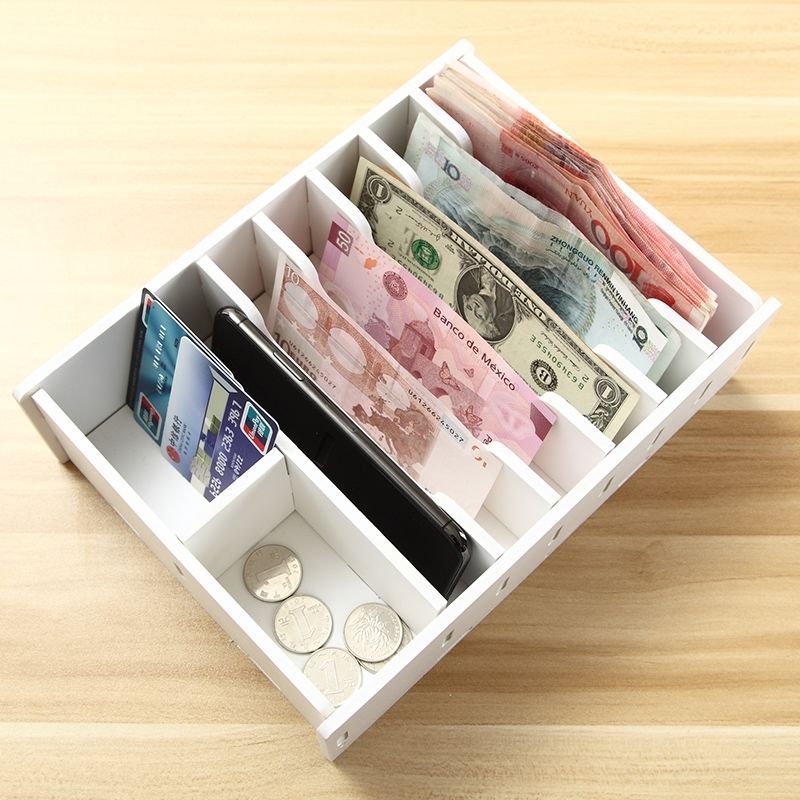 8-Compartment Note Tray Drawer Type For Money Boxes Cash Separation Box ...