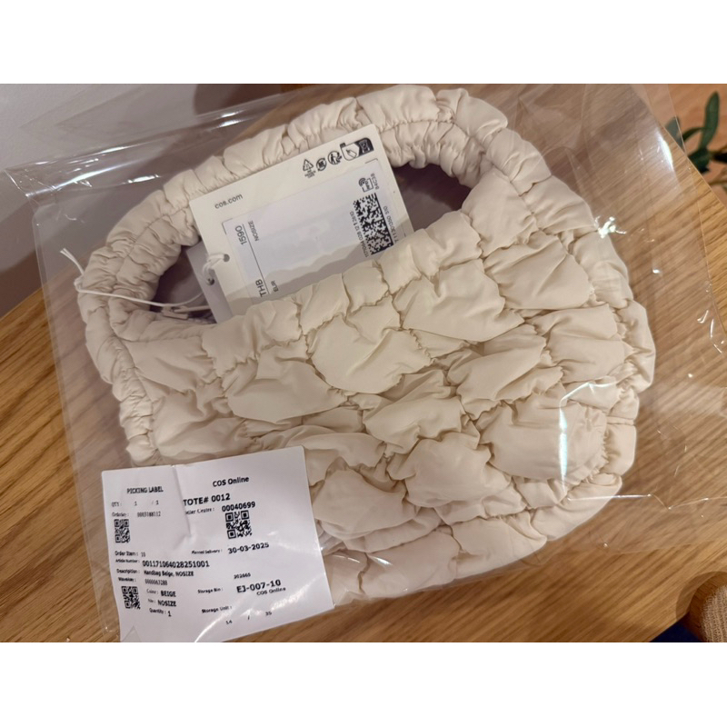 cos quilted micro bag Beige Color (new in pack) | Shopee Malaysia