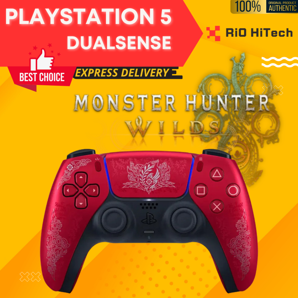 PlayStation 5 DualSense Monster Hunter Wilds Limited Edition Brand New ...