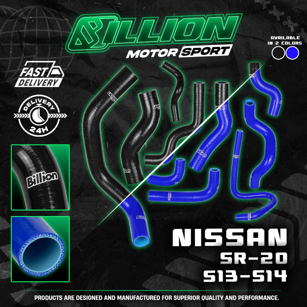 Billion Nissan Engine Water Hose SR-20 S13-14 (10pcs) | Shopee Malaysia