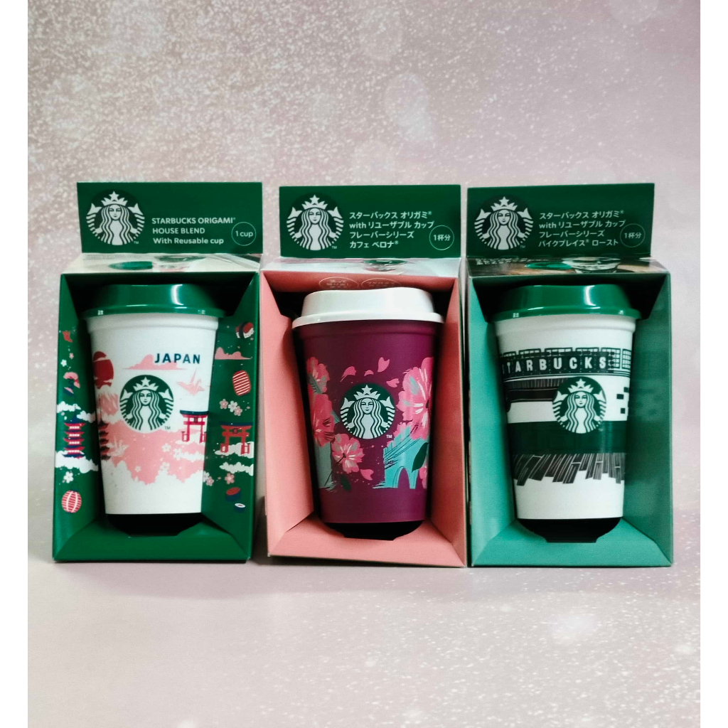 Starbucks Origami with Reusable Cup Japan Exclusive Reuse Mug | Shopee ...