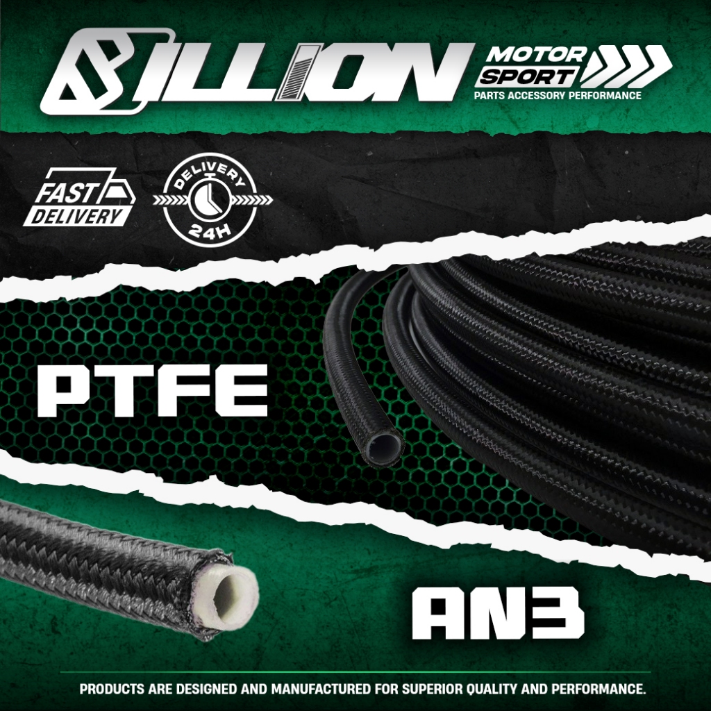 Billion Brake Fluid Line PTFE AN3 (Carbon) | Shopee Malaysia