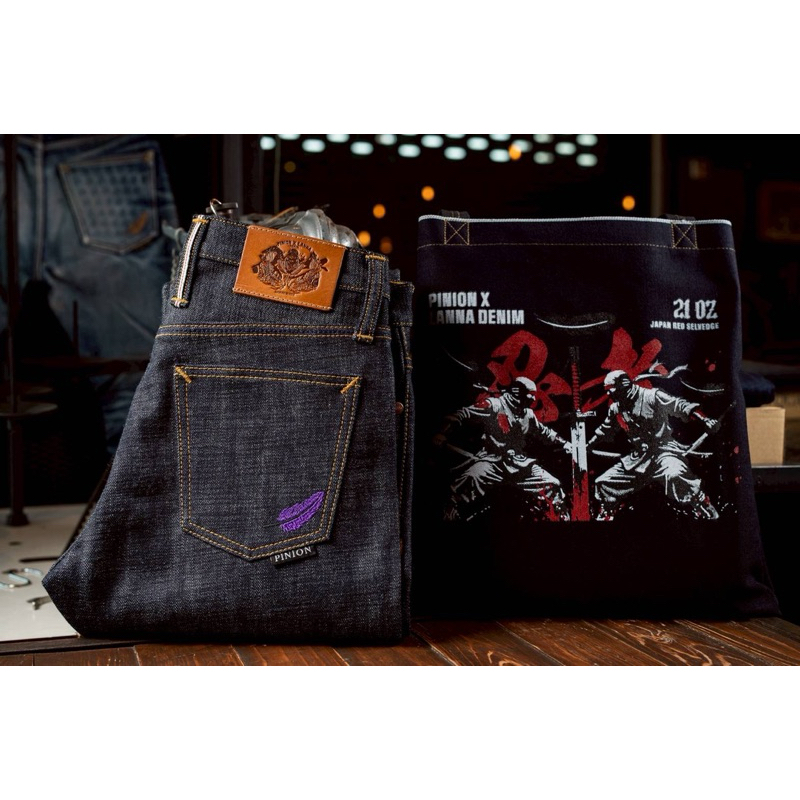 Lion X LANNA denim 21 oz New Model PINION X Purple Limited Ninja With ...