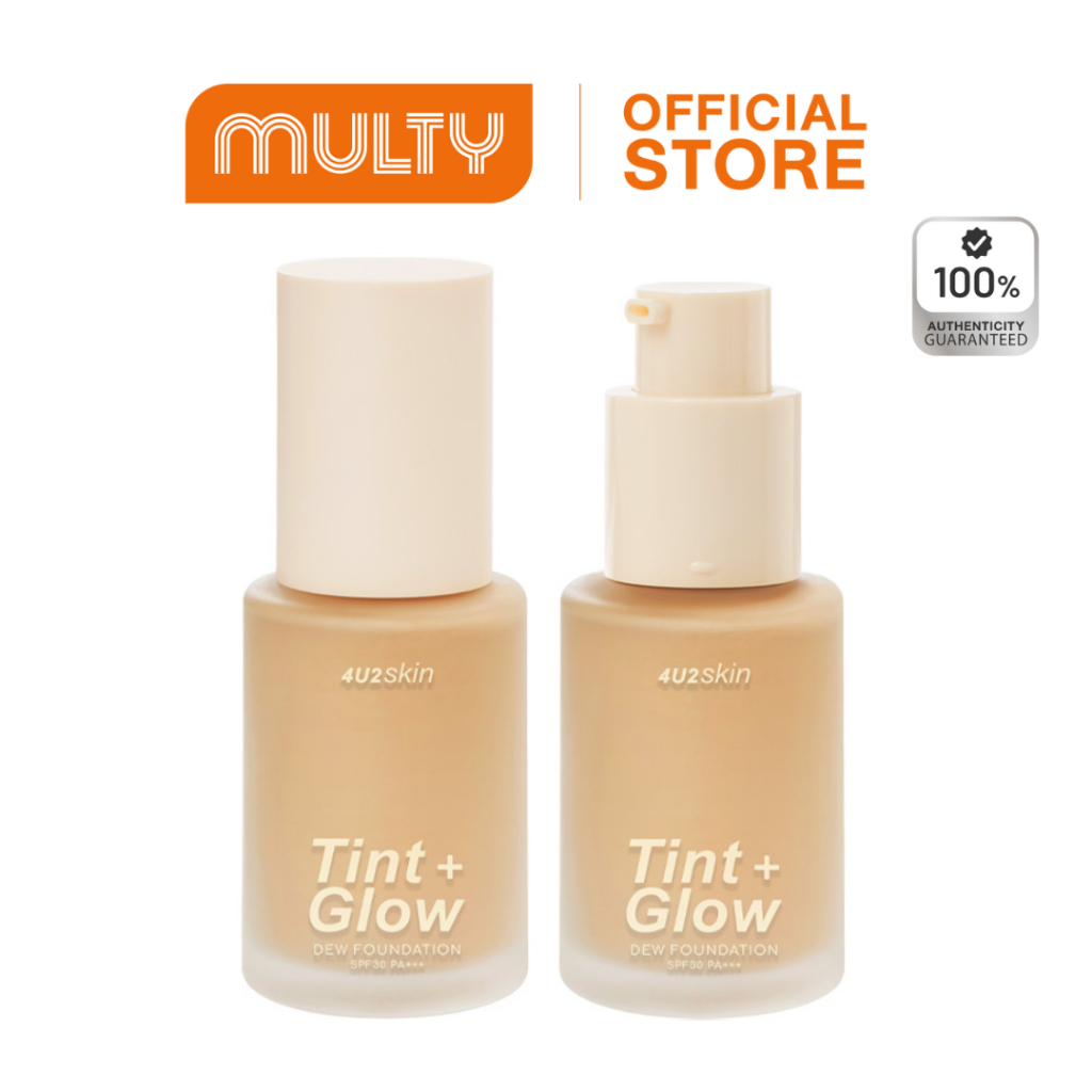 4U2 Skin Tint + Glow Dew Foundation Spf30 Pa +++ 30 Ml.juicy Gold ...