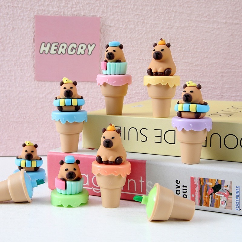Capybara Highlighter Pen 1 Box Contains 36 Pens. | Shopee Malaysia