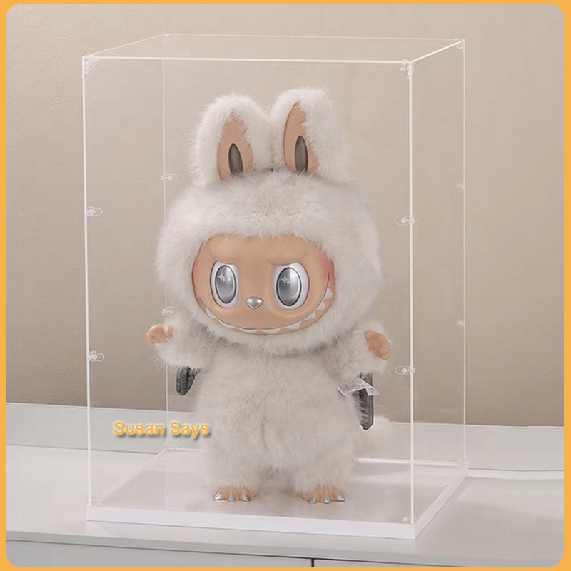Zimomo Acrylic Display Case Labubu Box Extra Large Cabinet | Shopee ...