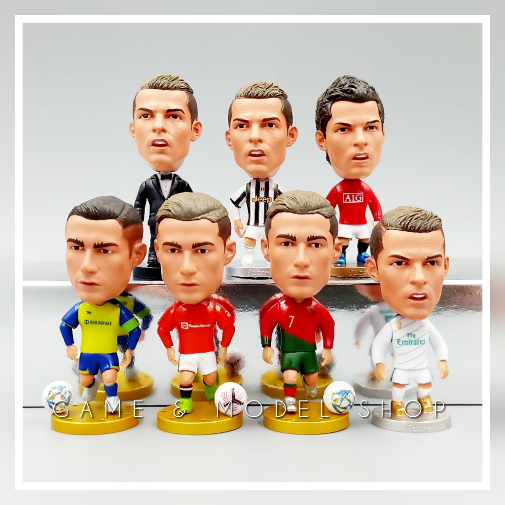 Footballer Model Cristiano Ronaldo 6.5 Cm High. Doll Player | Shopee ...