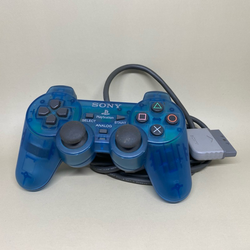 Original Joy Player Station Clear Blue (PS1) | Sony Wire Controller ...