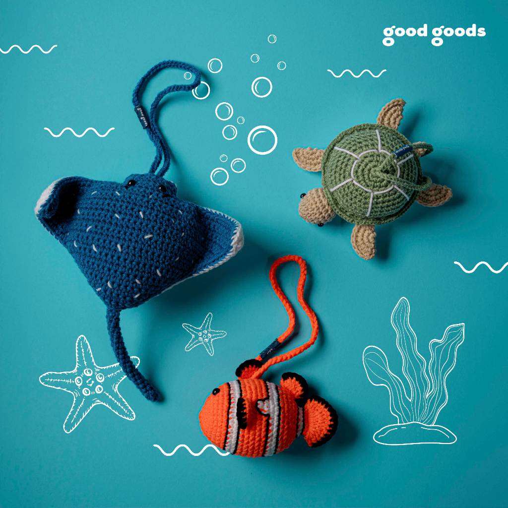 Good Goods Aquatic Animals Keychain | Shopee Malaysia