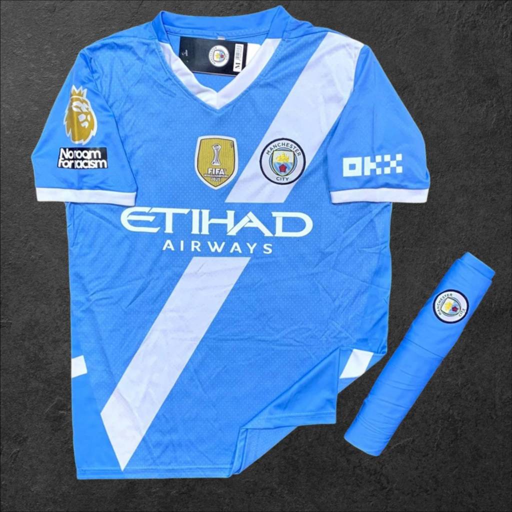 Manchester City Team Football Jersey Third Kit Fans Grade 2024/2025 ...