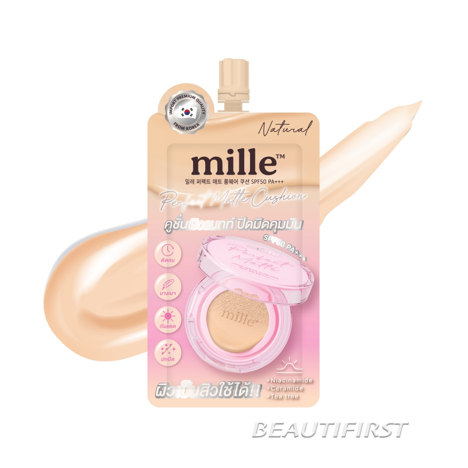 MILLE CUSHION PERFECT MATTE LONG WEAR SPF50 PA+++ | Shopee Malaysia
