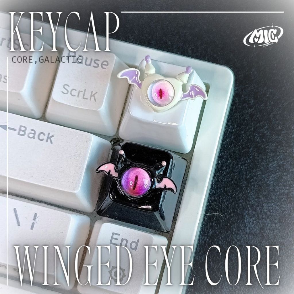handmade Keycaps "Flying eye core" Embossing Keycap Artisan Keyboard ...