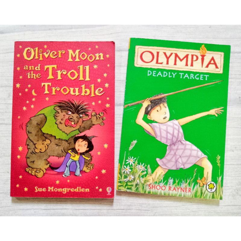 pls read desc 2 books Set Oliver Moon and the troll trouble Olympia ...