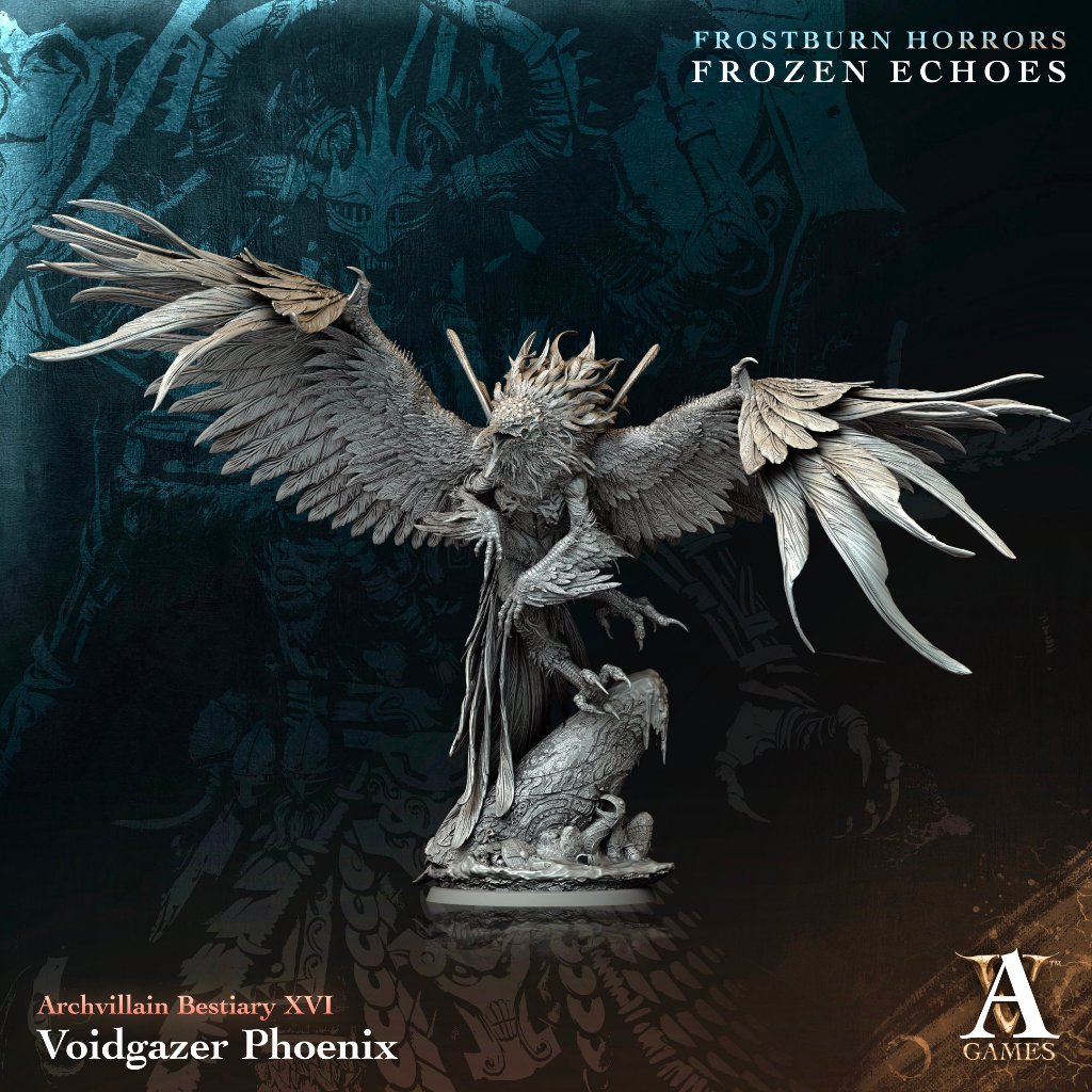[Frostburn Horrors-Frozen Echoes]-Voidgazer Phoenix-Model For DnD ...