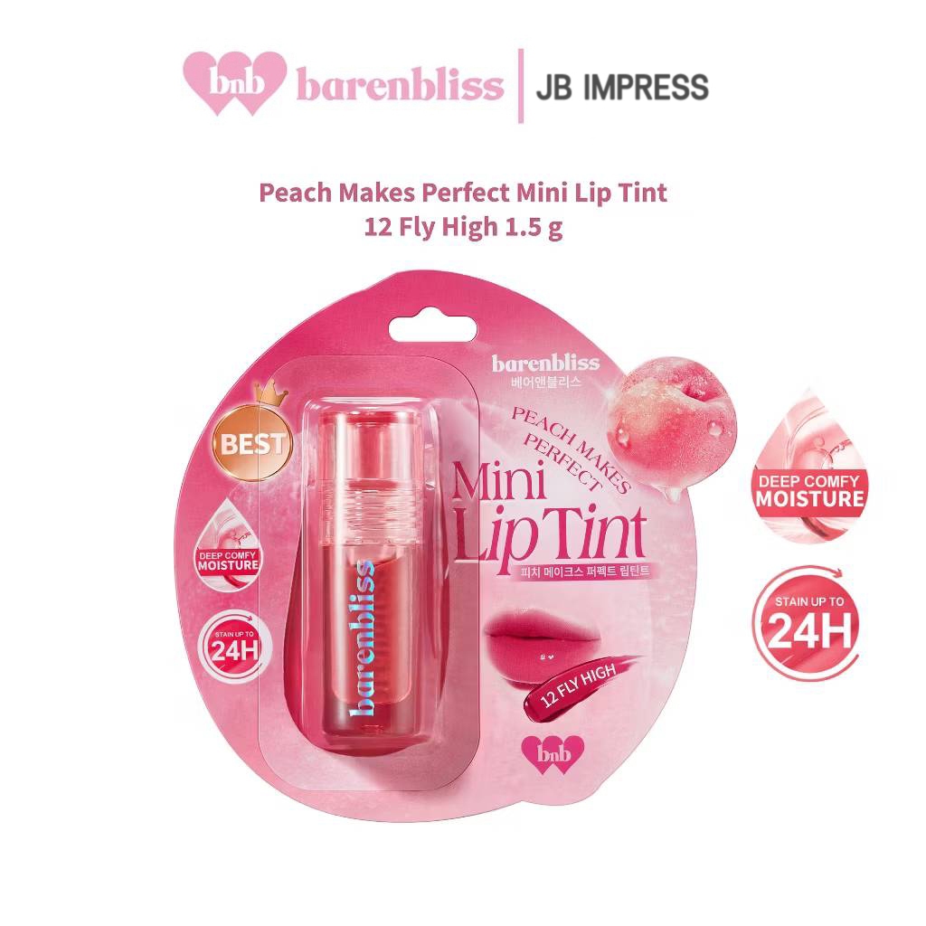 bnb barenbliss Peach Makes Perfect Mini Lip Tint 1.5g. Moisturizing ...