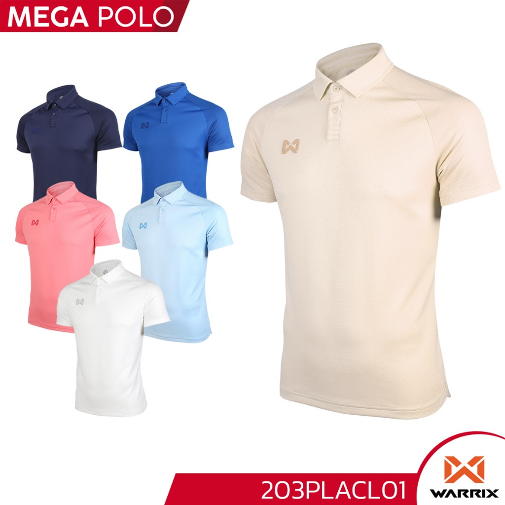 WARRIX POLO Shirt Silicone Logo Code 203PLACL01 Model VIBES | Shopee ...