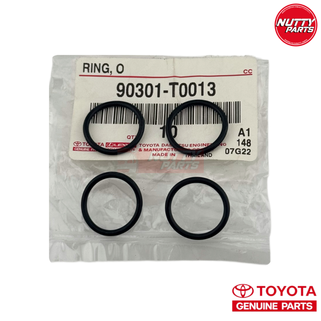 Genuine Parts O-Ring Injector 4pcs TOYOTA VIGO FORTUNER INNOVA COMMUTER ...