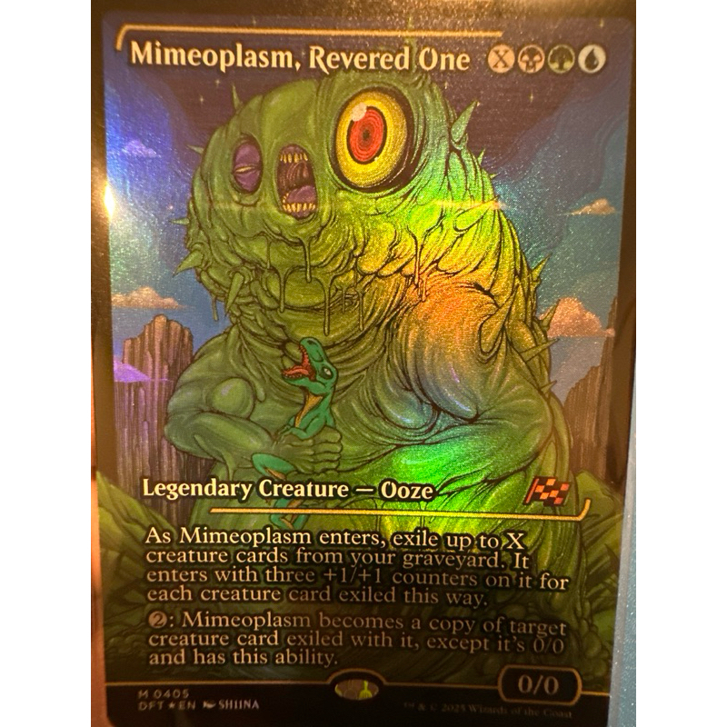 Mimioplasm Revered One (0405-Japan Showcase) Magic The Gathering MTG Card From Aetherdrift Set ...