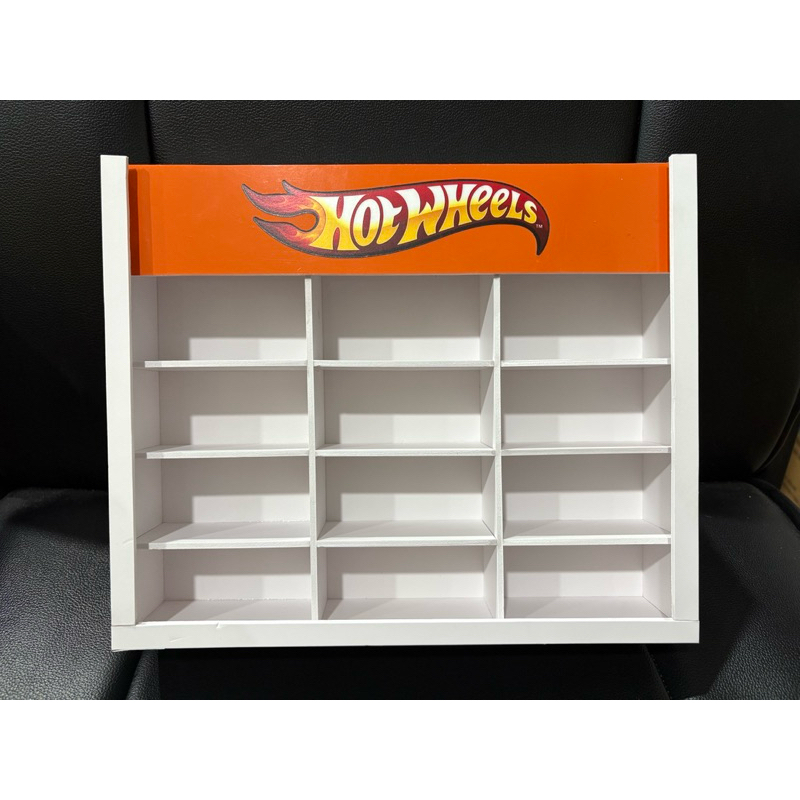 Hot Wheels 12-Compartment Scale 1:64 Toy Car Model Display Rack ...