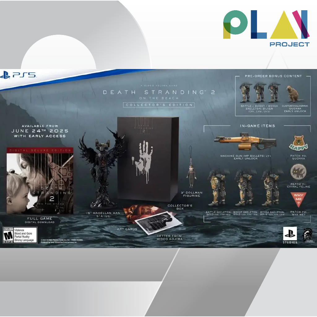 [PS5] [New] Death Stranding 2: On the Beach-Collector's Edition ...