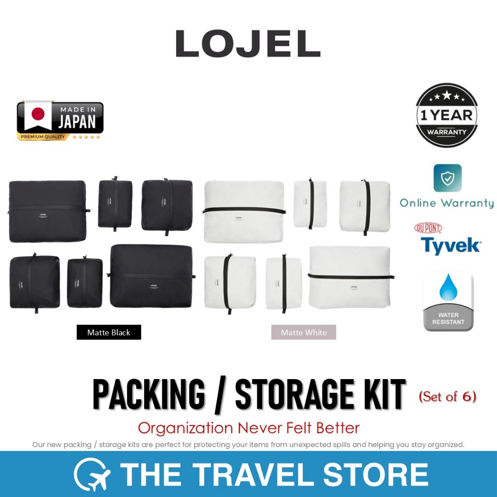 Lojel PACKING/STORAGE KIT (Set of 6) Organization Never Felt Better Sets Bag Organizer | Shopee ...