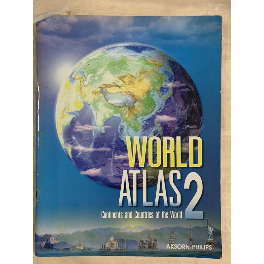 World Map ATLAS 2 Continents and Countries of the | Shopee Malaysia
