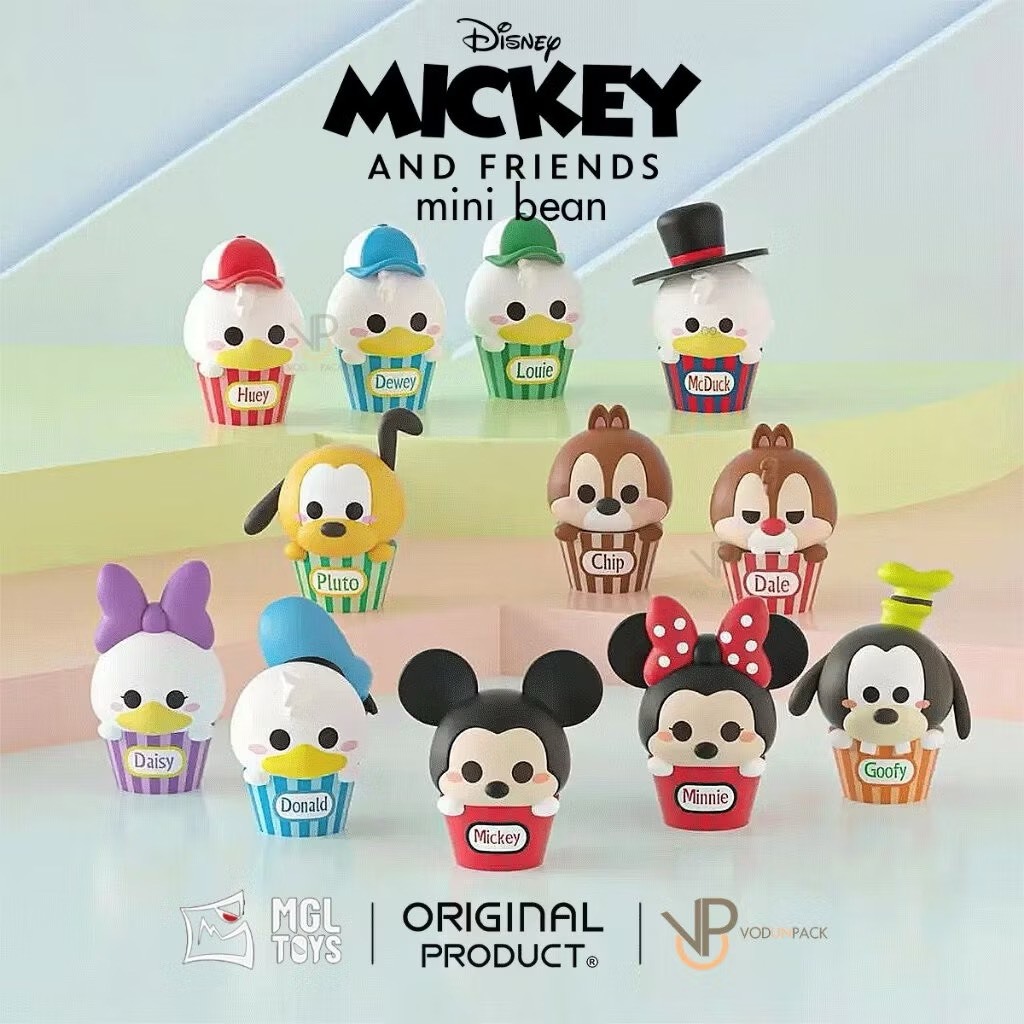 [1 Dip = 1 Piece] Disney Mickey and Friends Mini Beans Genuine ...