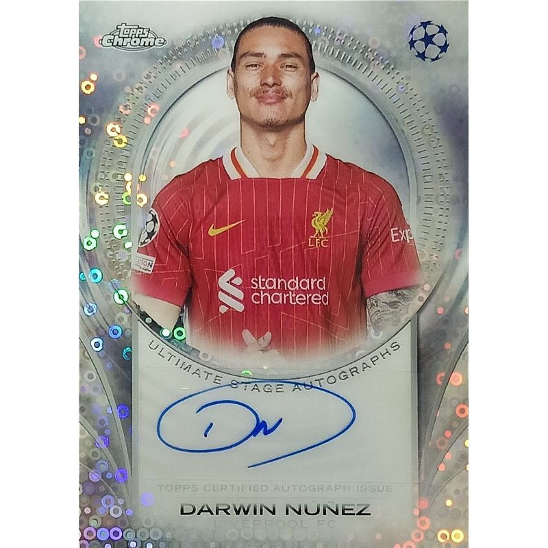 Darwin Nunez Football card Topp Liverpool Autograph 2024/2025 | Shopee ...