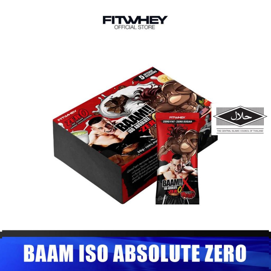 BAAM ISO ABSOLUTE ZERO (5 SACHETS) | Whey Protein Isolate Easy To Carry ...