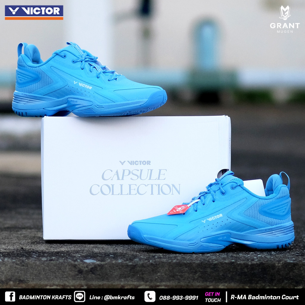 Victor Capsule Collection Badminton Shoes (Iceberg Blue) | Shopee Malaysia