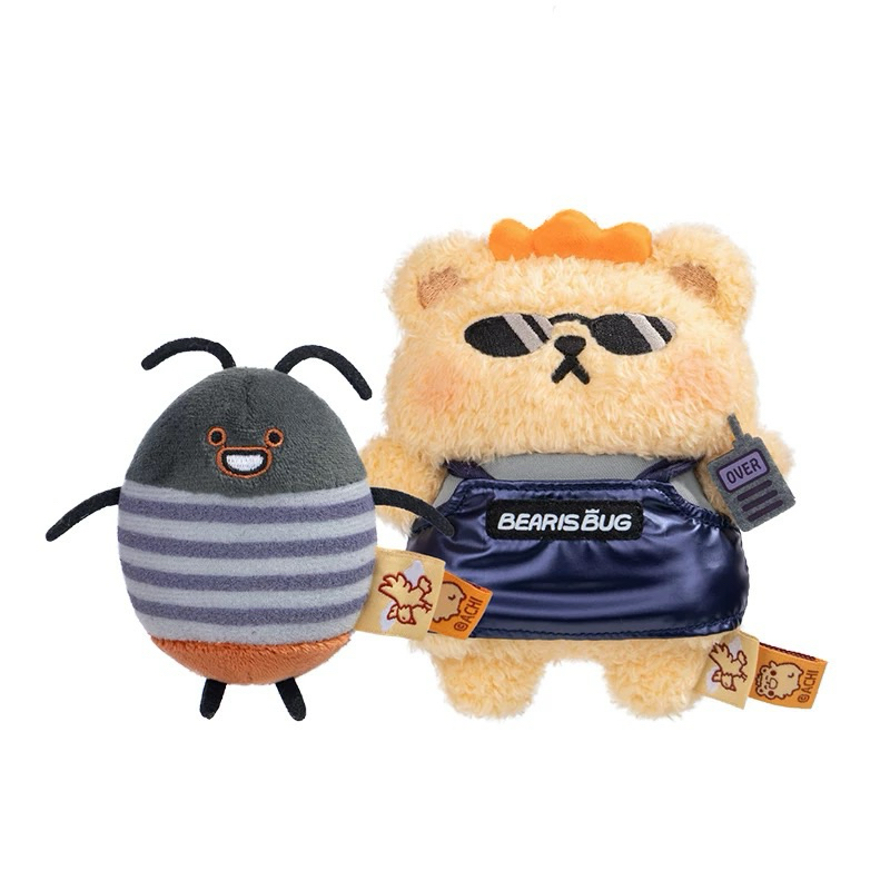 Miniso x Bear bug 1 Set Has Two Bears + Insects Cute rare item Value ...