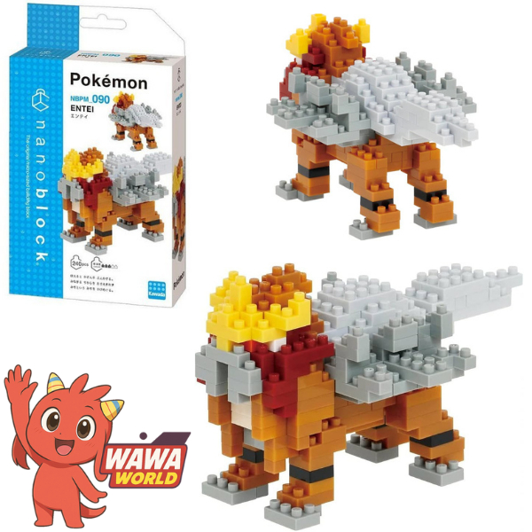 Kawada Nanoblock Pokémon Entei NBPM_090 | Shopee Malaysia