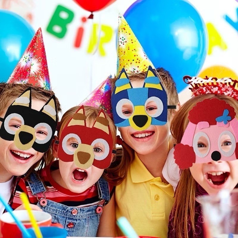 Ship Everyday! Cute BLUEY MASK Can Be Worn By All Ages. Used To Show ...