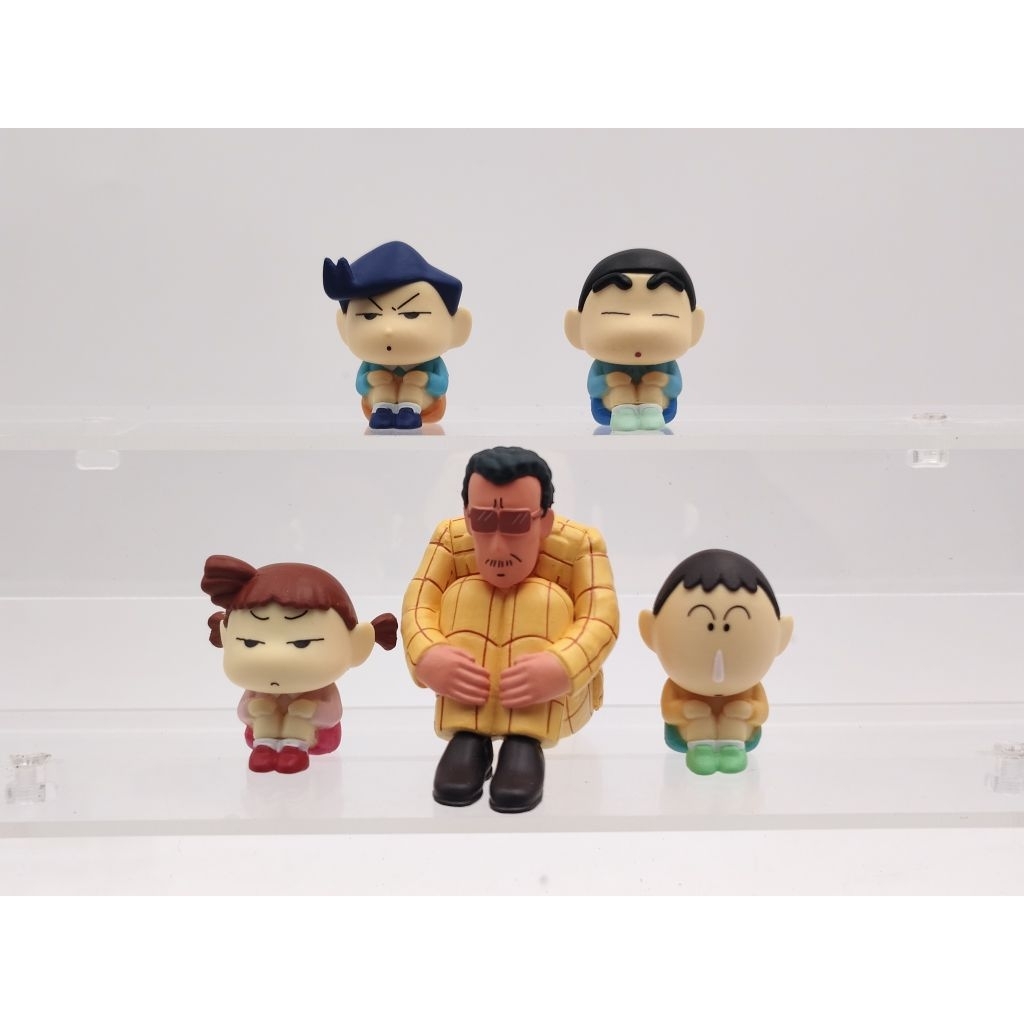 Authentic 2nd Hand With Traces Complete Set Of 5 Bandai Gashapon Crayon ...