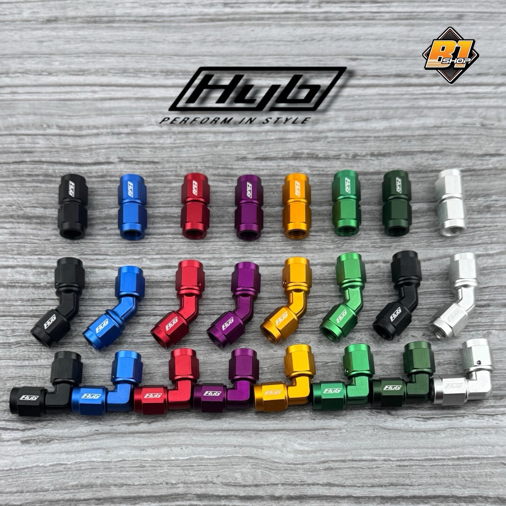 Hybrid Female Fitting Head Authentic Female-Female An3/An6 (Straight 45 ...