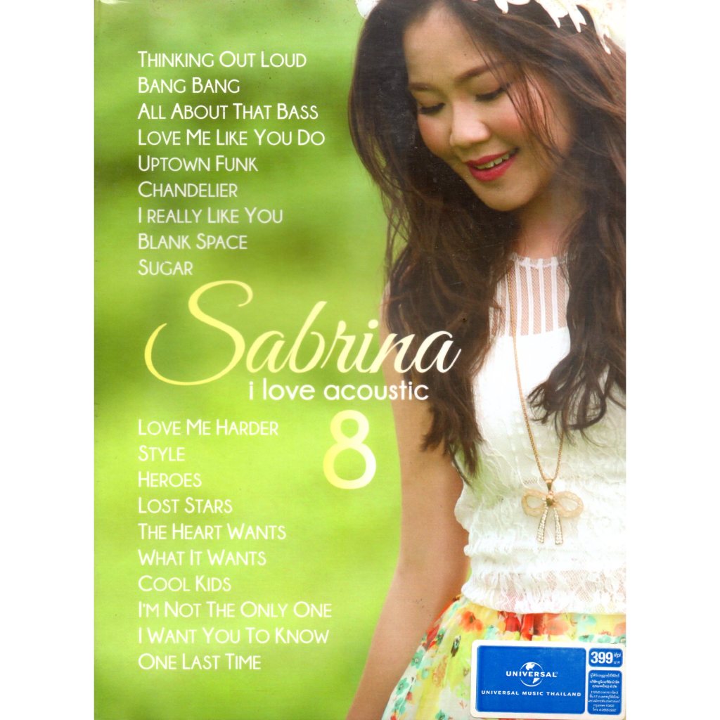 CD Sabrina-I Love Acoustic 8 (2015)(Thai) | Shopee Malaysia
