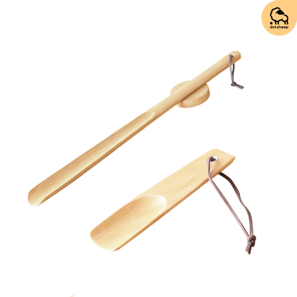 Dotsheep Wooden Shoe Spoon Short And Long 16cm 50 cm. | Shopee Malaysia