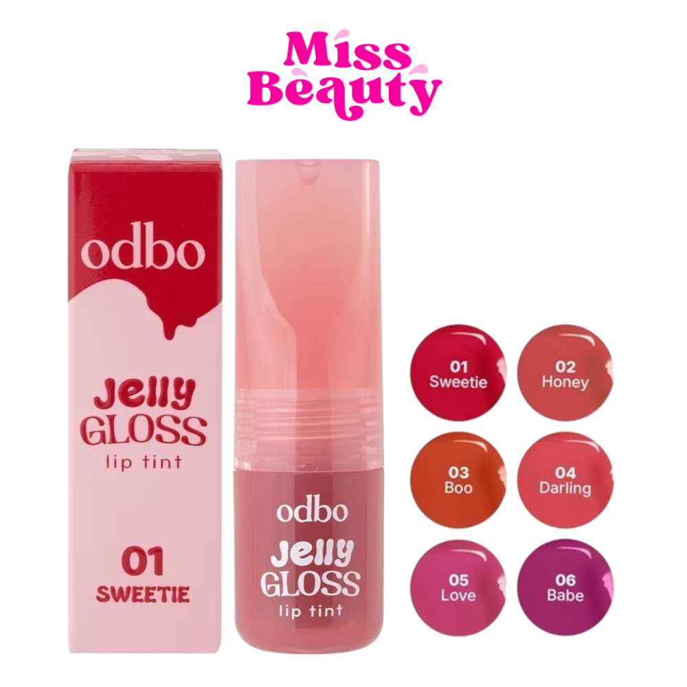 OD5010 ODBO Jelly Gloss Lip Tint Lipstick 3g. | Shopee Malaysia