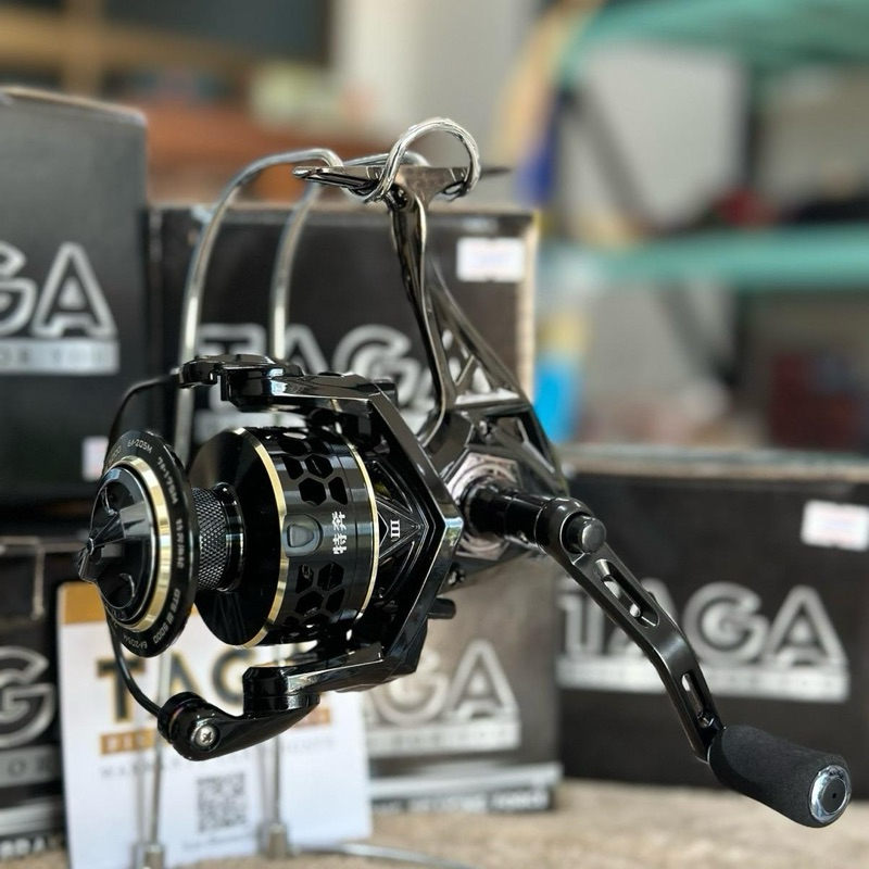 Spinning Fishing Reel TAGA GTS Brake ABS System Heavy Brakes Up To 20kg Line Point More Than 250 ...