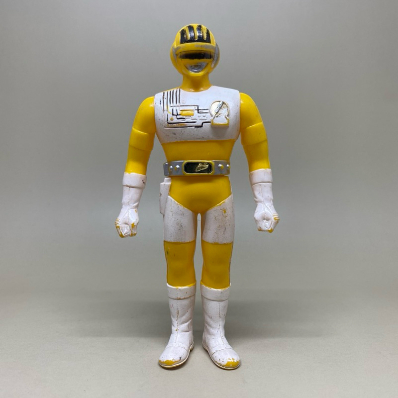 Sentai Bioman Yellow Soft Figure 11.5 Cm. | Original Bandai Used ...
