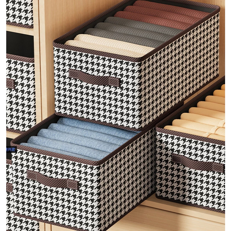 Clothes Storage Box Foldable Cloth Multi-Purpose Organize The Wardrobe ...