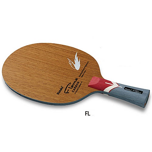 Nittaku FLAME CARBON Table Tennis Racket Hard Filling Provides High ...