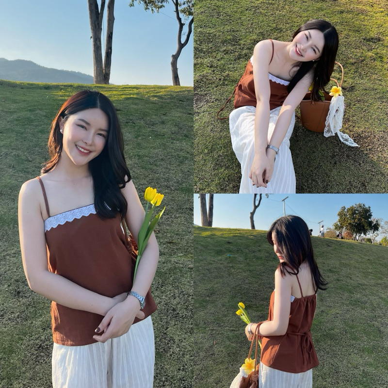 Solve.official-Scallop top | Shopee Malaysia