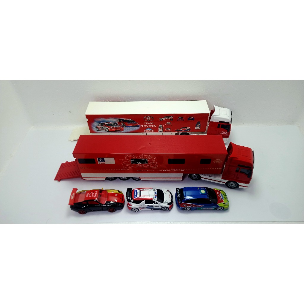 Majorette Trailer Tow Truck Large 1/64 Model Can Open Tail. | Shopee ...