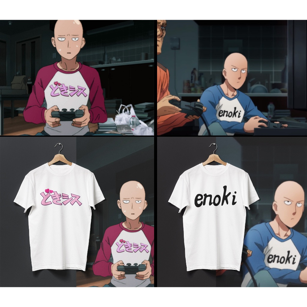 Heart And enoki T-Shirt In One Punch Man Cartoon White Color Can Be ...