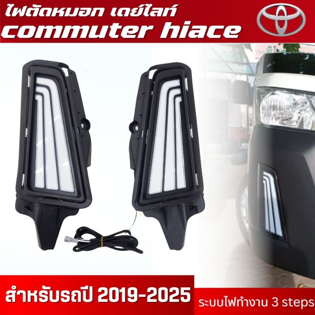 Fire Delight Van hiace commuter Year 2019-2025 LED Fog Light Lamp ...