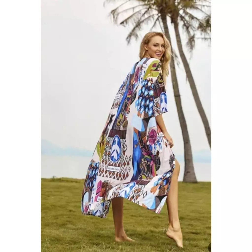 Beach Robe/Bikini Camisole Italian Silk CN-619 | Shopee Malaysia