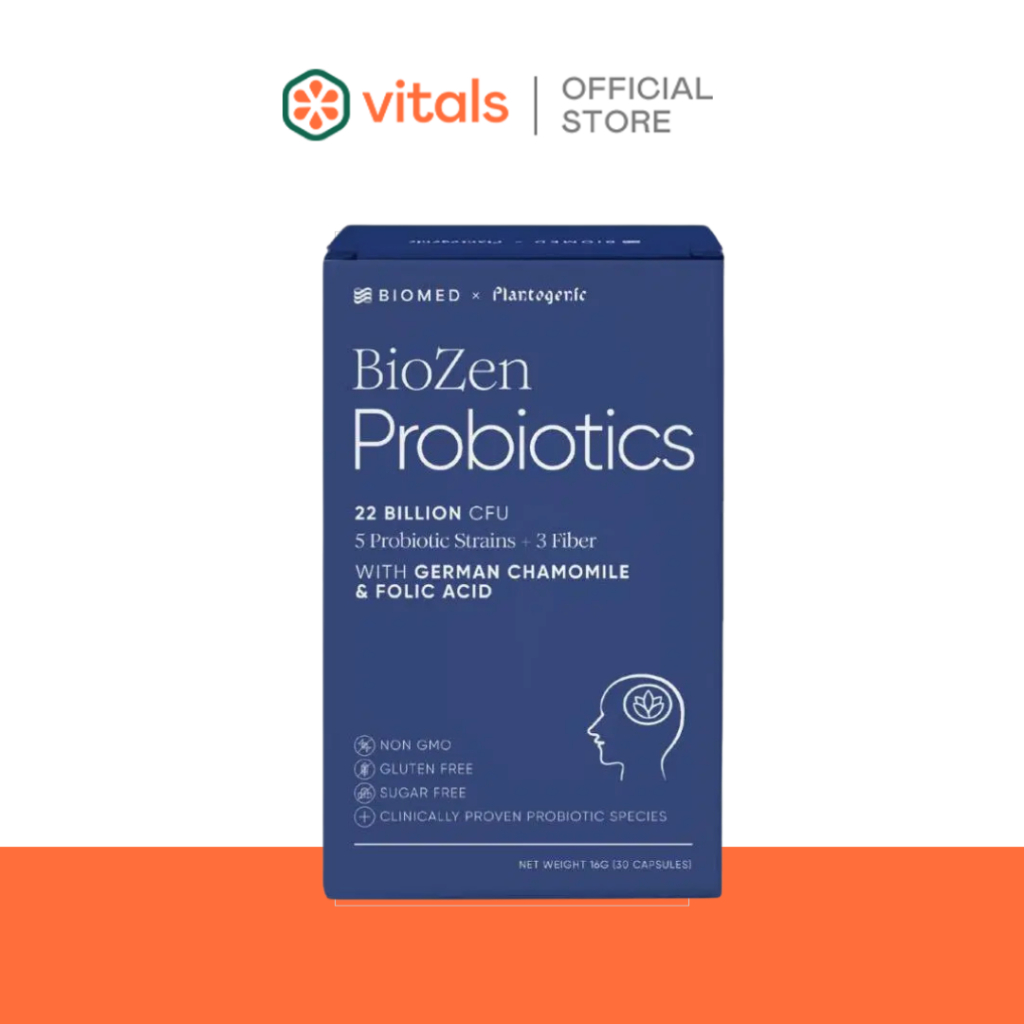 BioMed BioZen Probiotics Increase Sleep Quality Reduce Carcinogens 30 ...