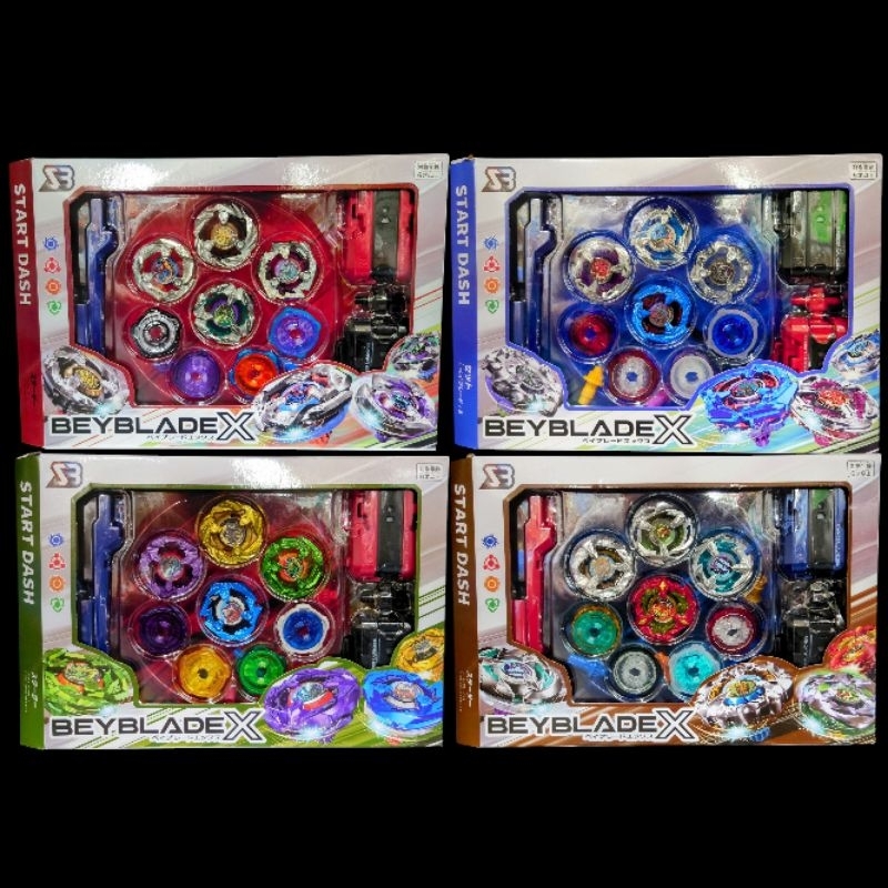 4 Beyblades With Playground Complete Set With Shooting Track With ...
